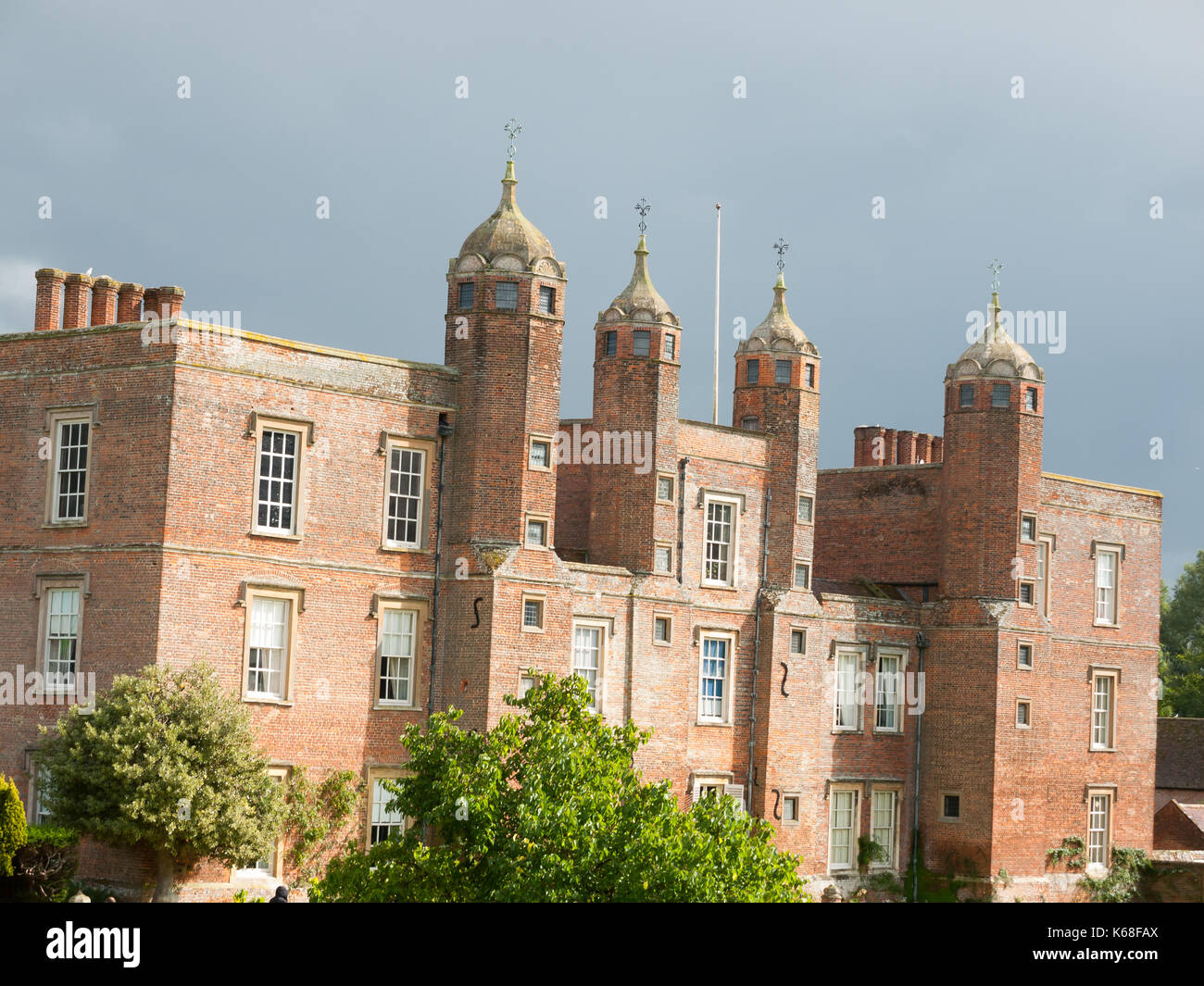 full back close up view of sunlight overcast melford hall long melford ...