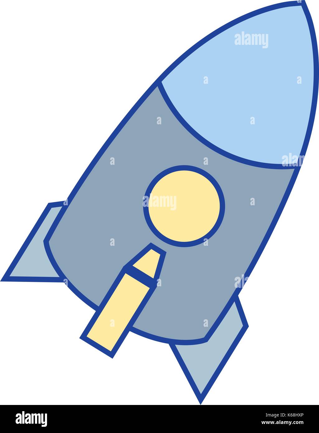rocket technology to explore the galaxy design Stock Vector Image & Art ...