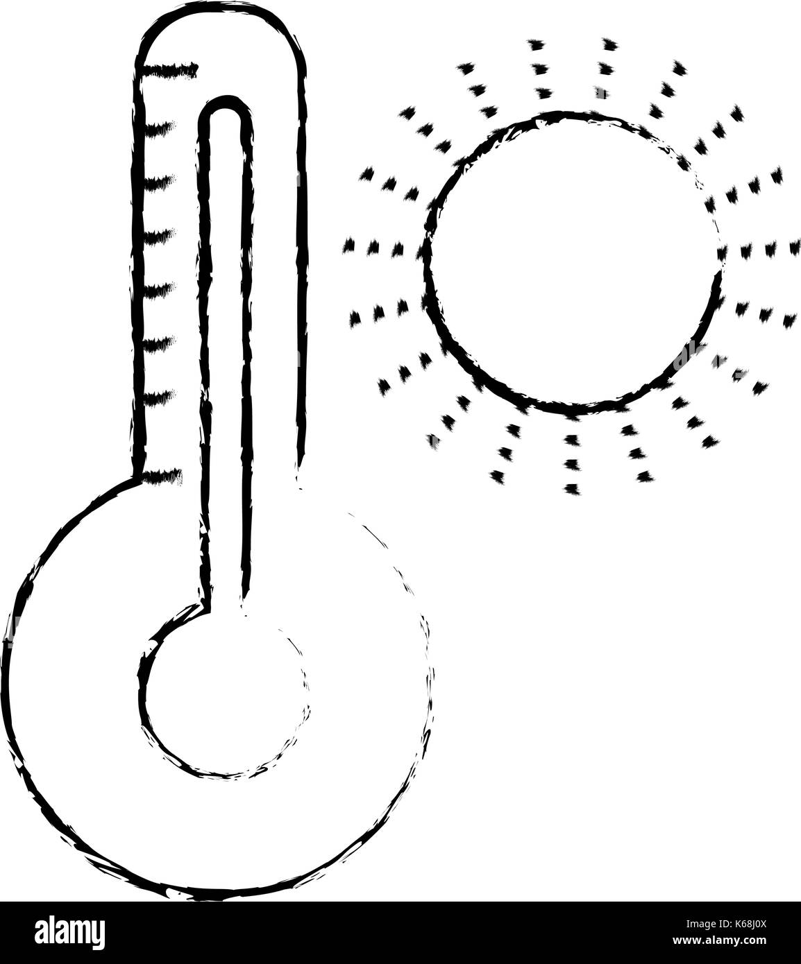figure thermometer measure instrument to know the temperature Stock ...