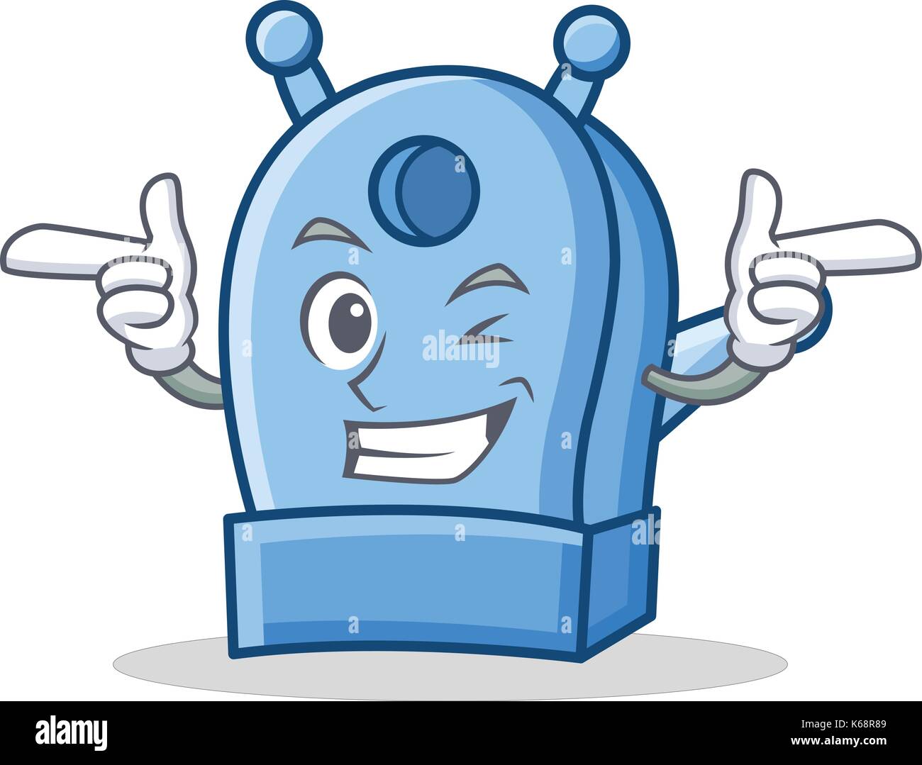 Wink pencil sharpener character cartoon Stock Vector Image & Art - Alamy