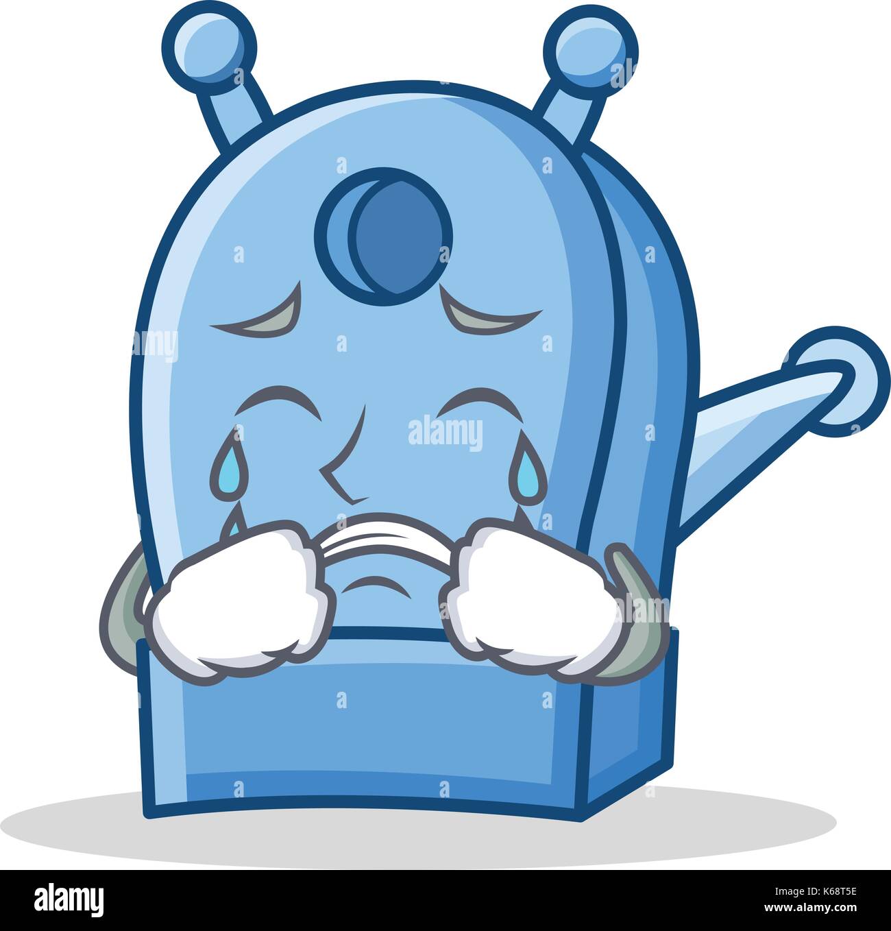 Crying pencil sharpener character cartoon Stock Vector Image & Art - Alamy