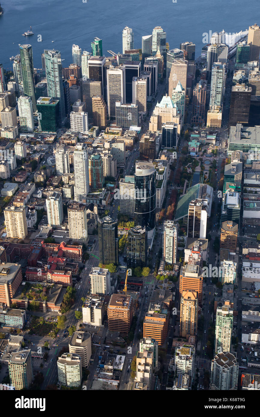 Aerial view downtown vancouver on hi-res stock photography and images ...
