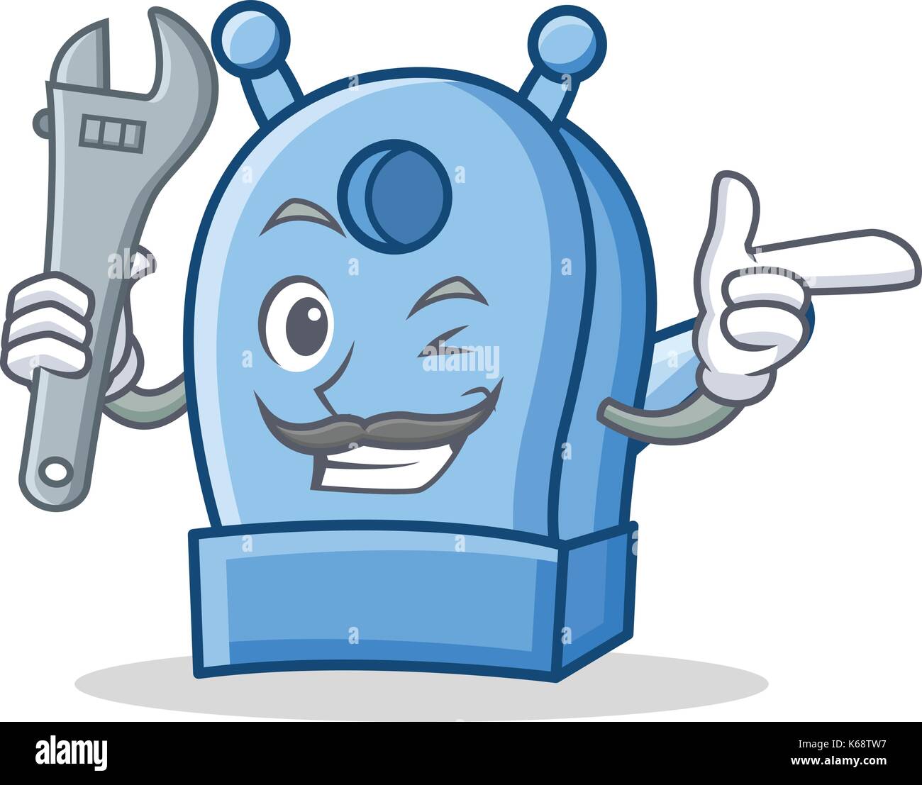 Mechanic pencil sharpener character cartoon Stock Vector Image & Art ...