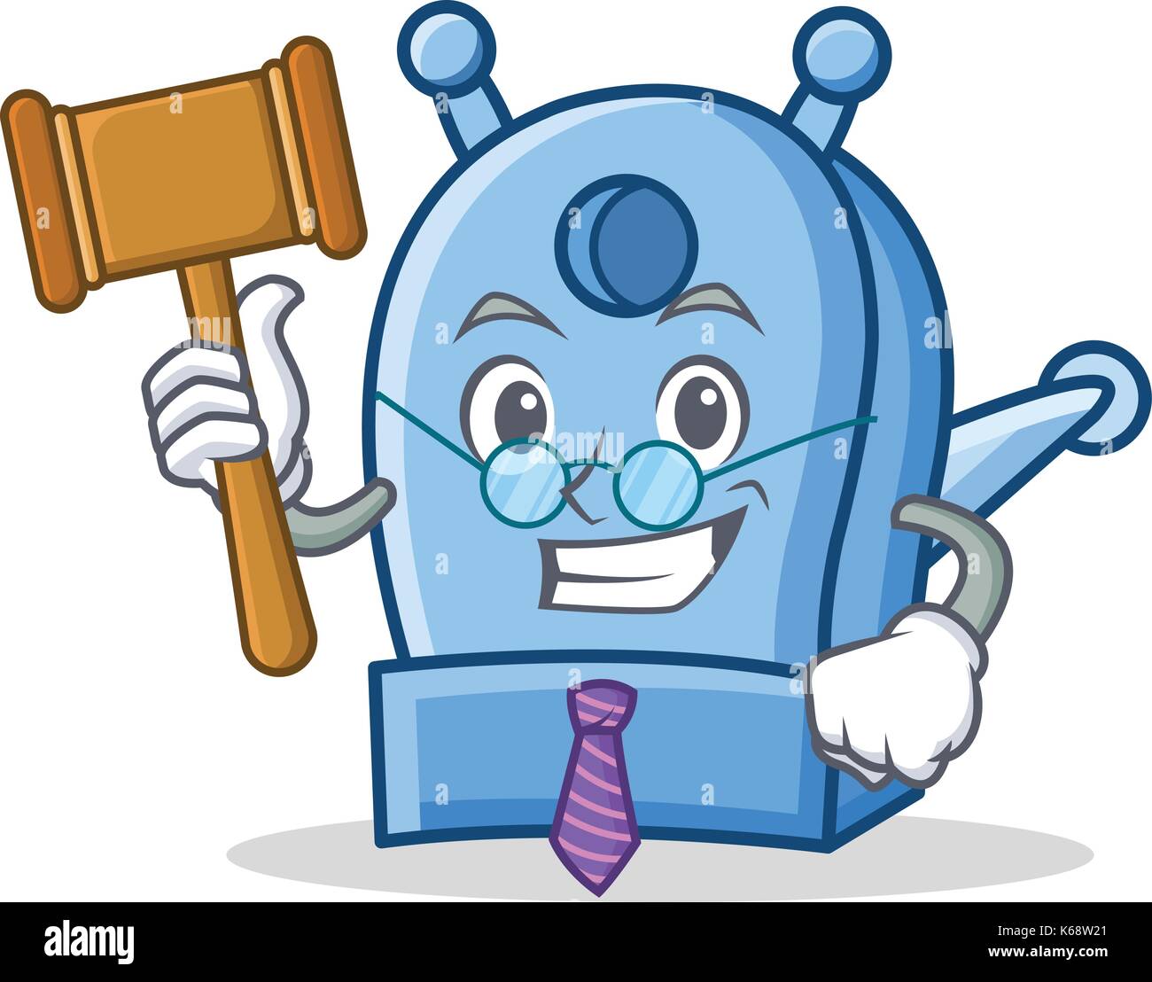 Judge pencil sharpener character cartoon Stock Vector Image & Art - Alamy