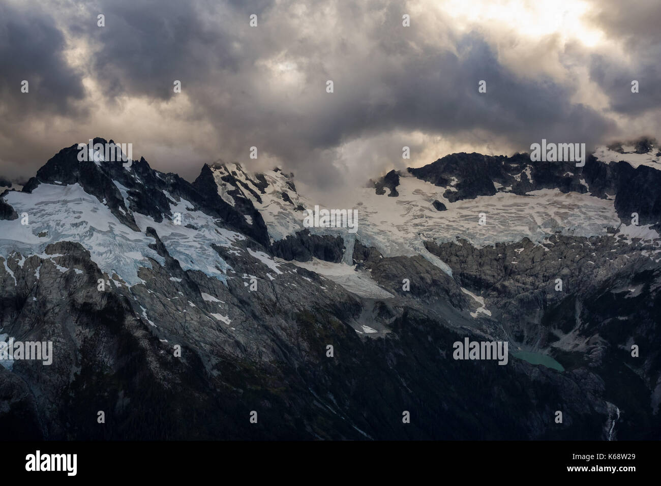 Aerial view tantalus sunset hi-res stock photography and images - Alamy