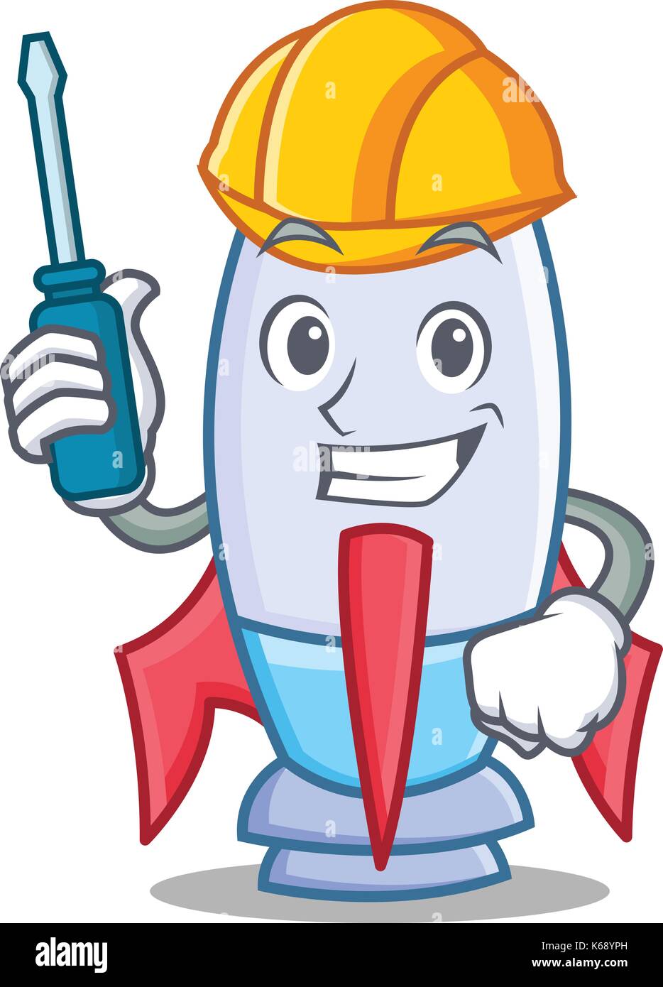 Automotive cute rocket character cartoon Stock Vector Image & Art - Alamy