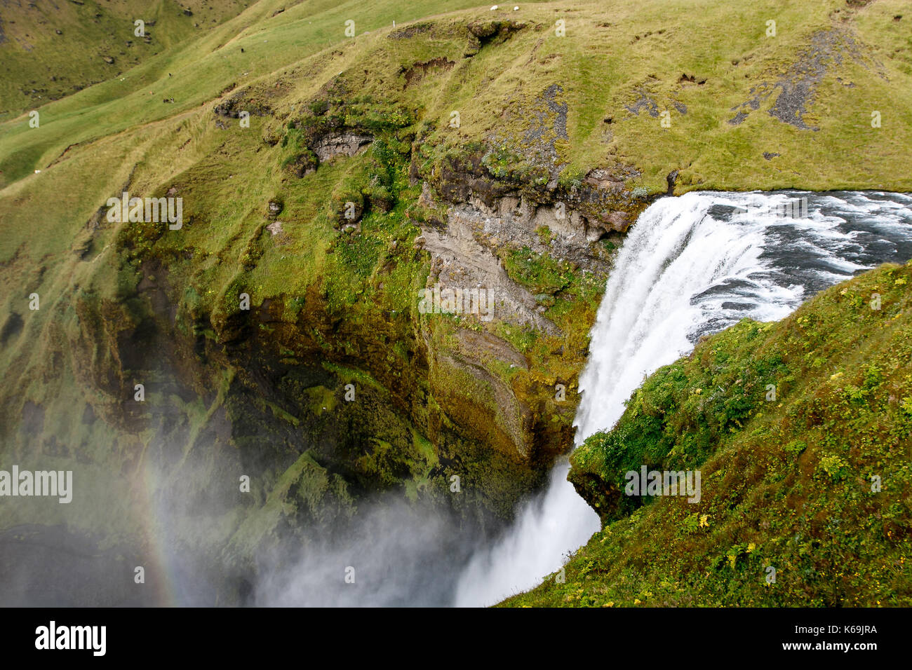 Skógafoss waterfall in iceland hi-res stock photography and images - Alamy