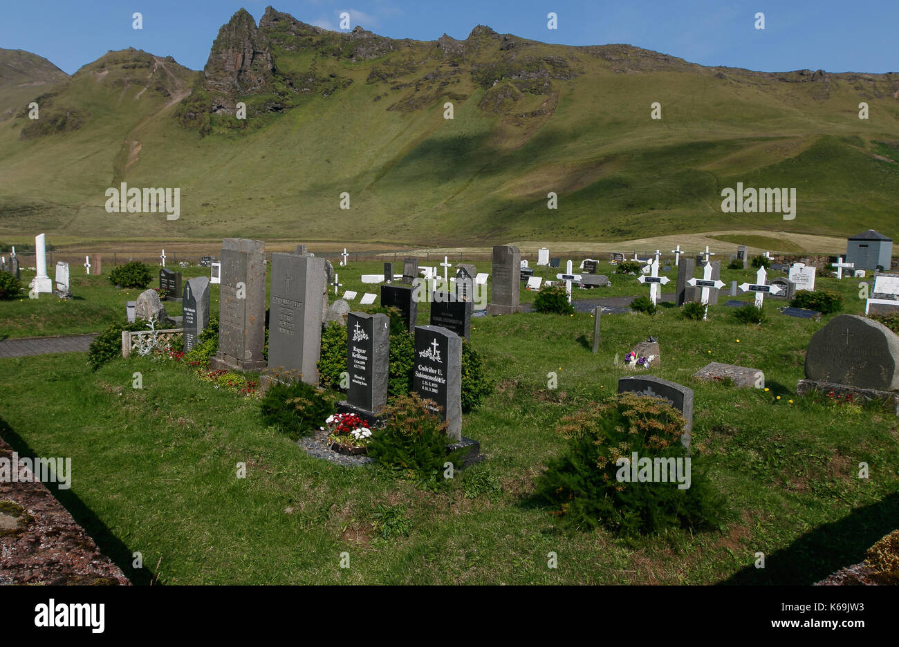 Cemetery near Vik village in Iceland Stock Photo - Alamy