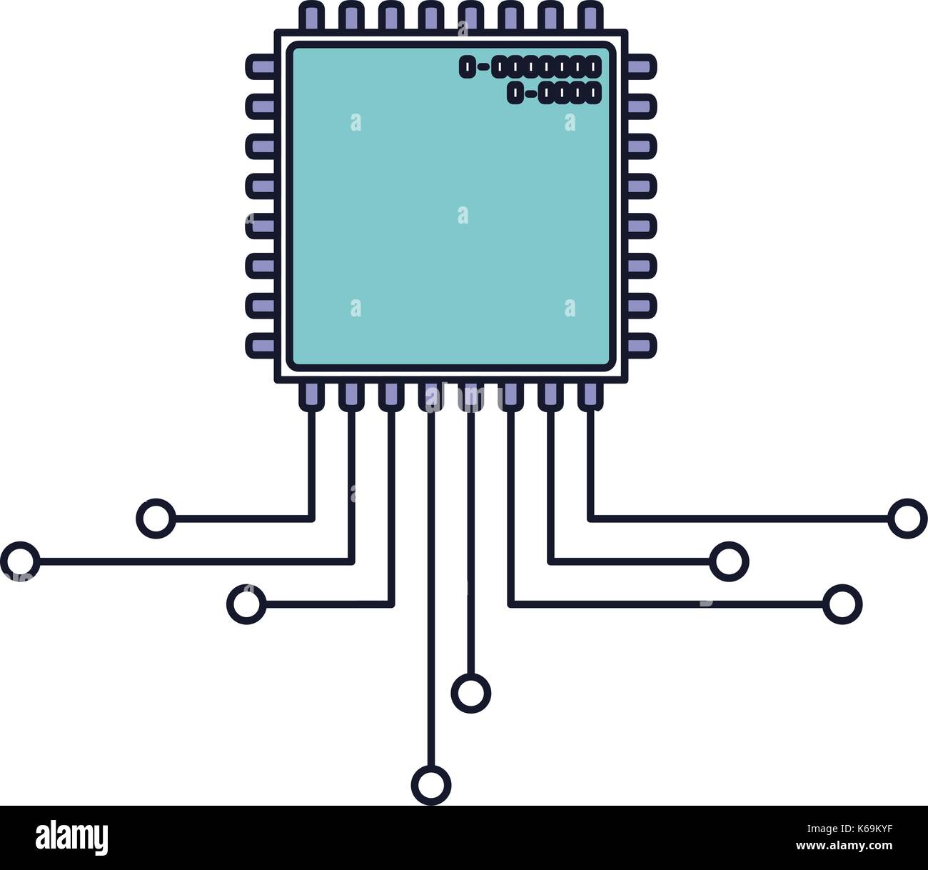 Cpu Icon Microprocessor Processor Symbol Stock Photos & Cpu Icon ...