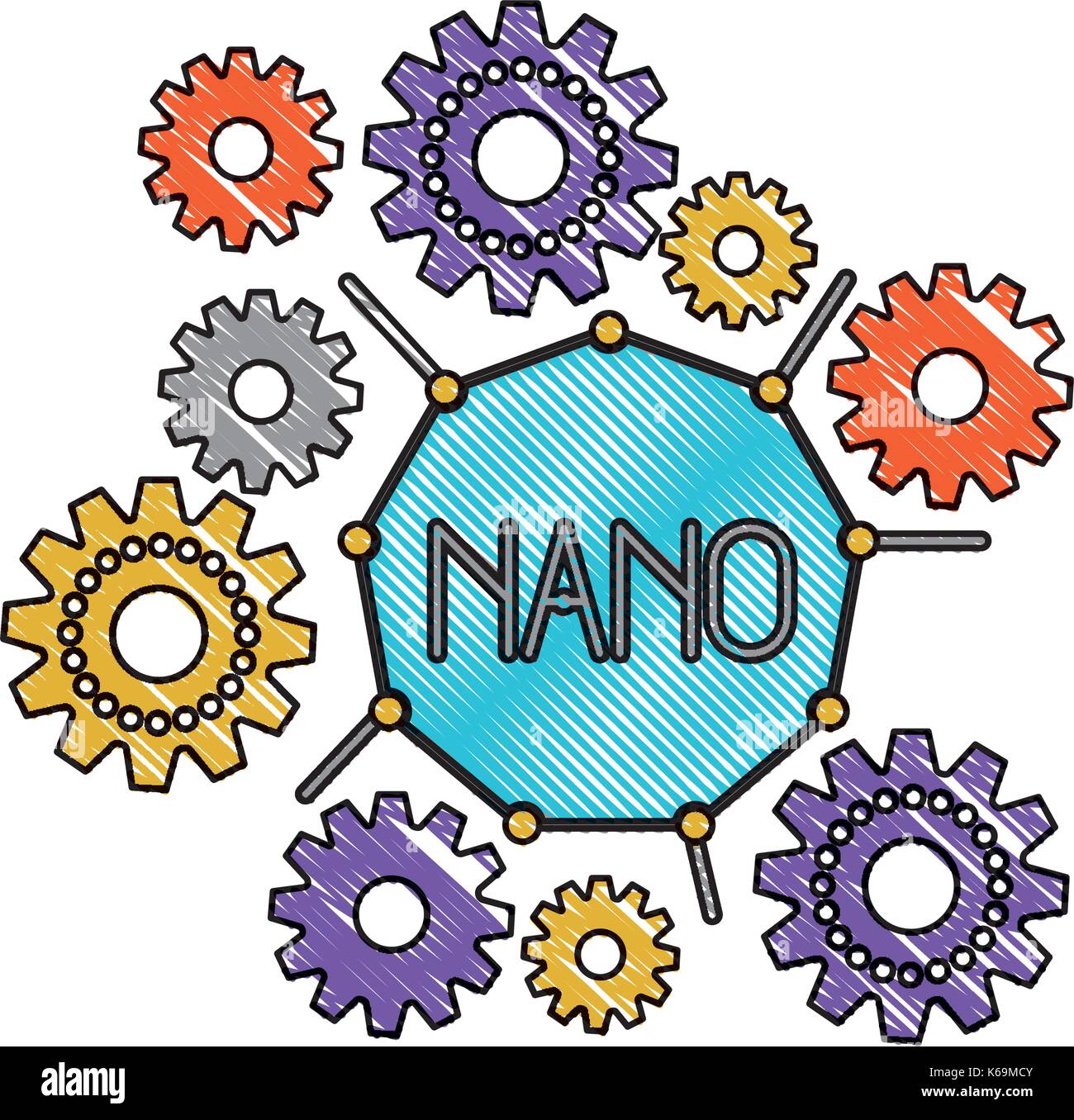 Nano component Stock Vector Images - Alamy