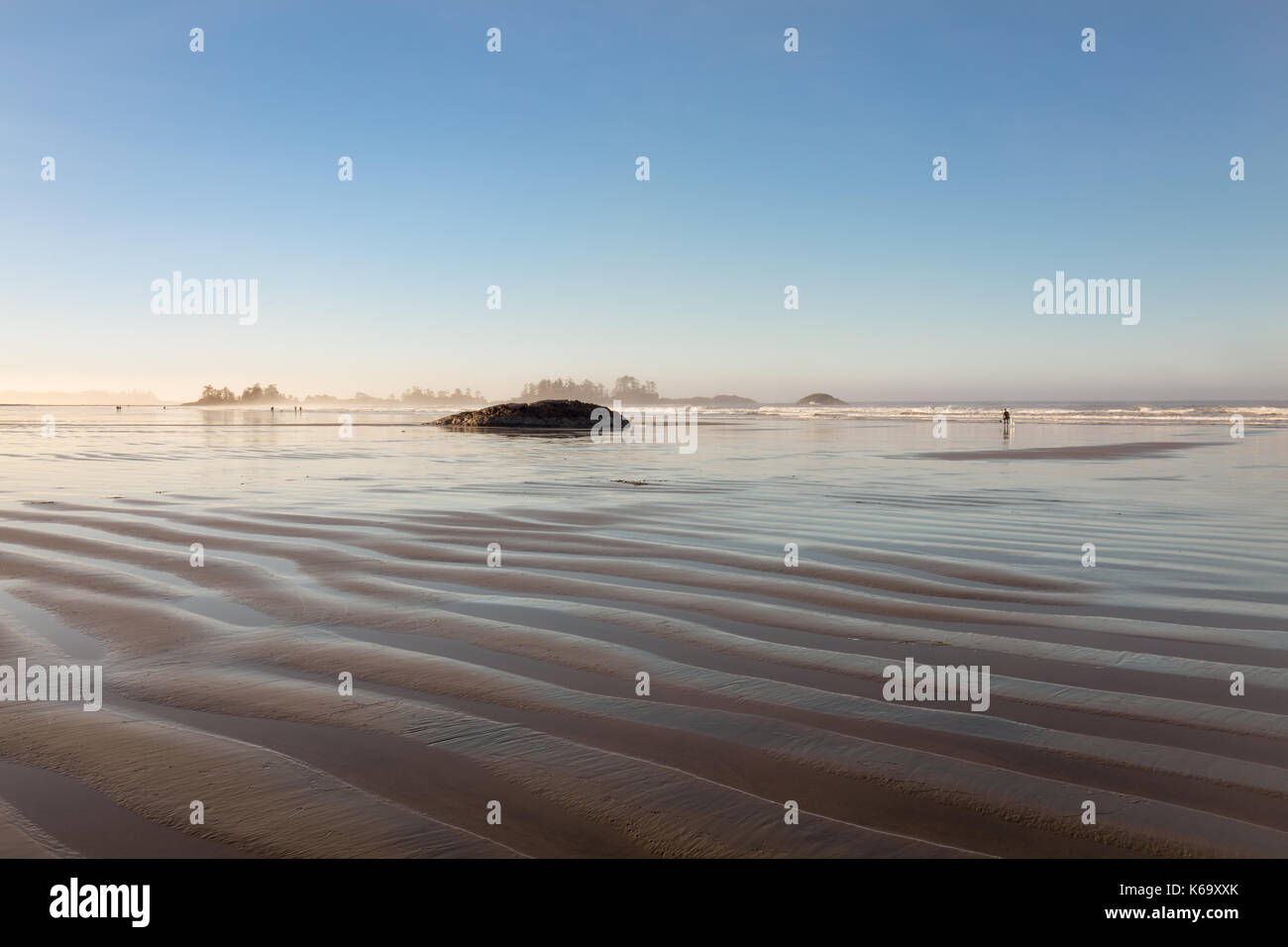 View of chesterman beach in tofino hi-res stock photography and images ...