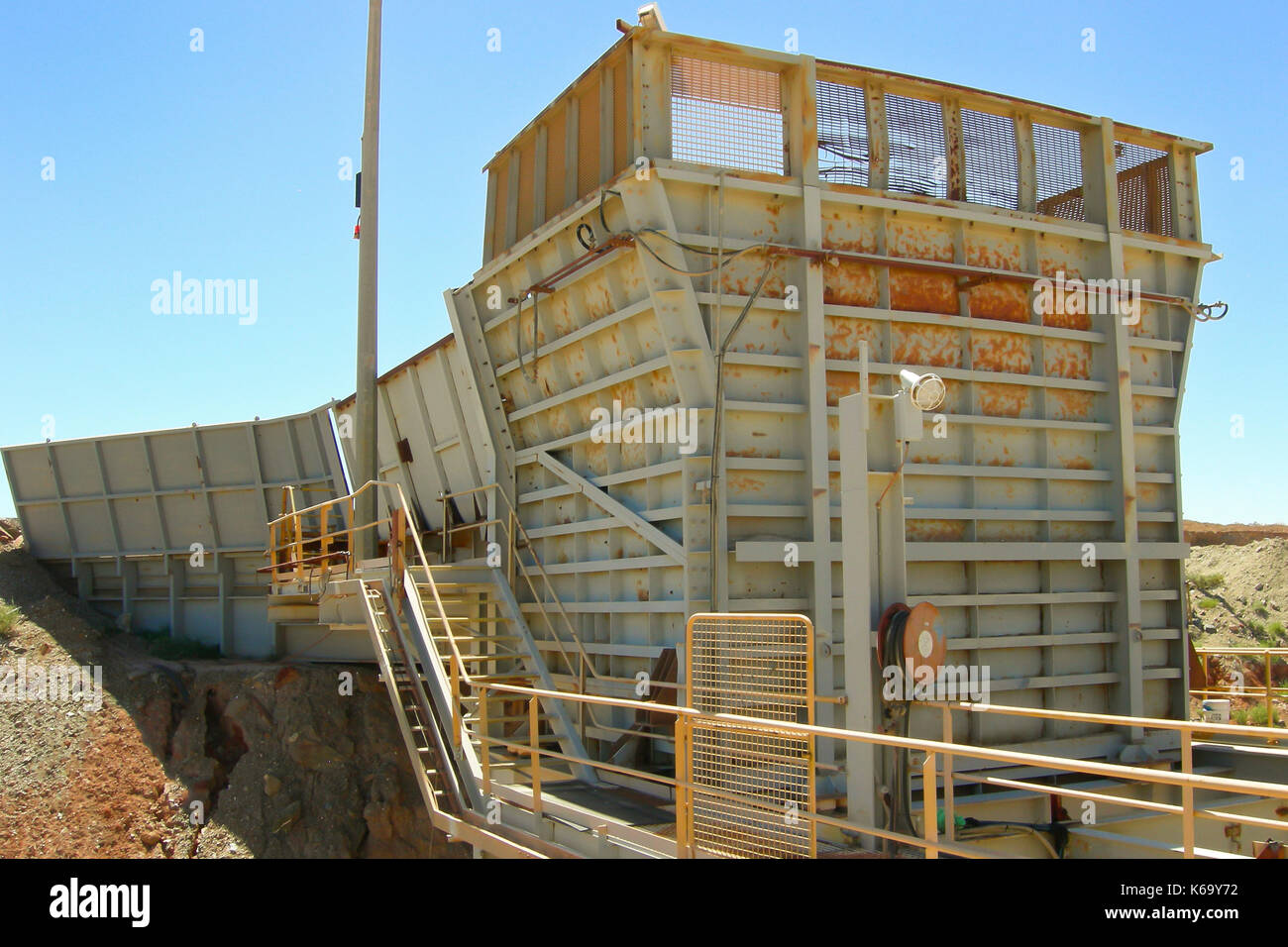 Industrial Rock Crusher Stock Photo - Alamy