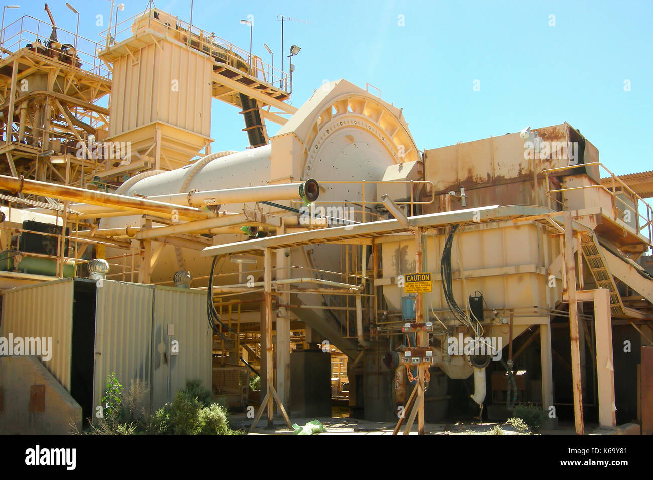 Gold mining process plant hi-res stock photography and images - Alamy