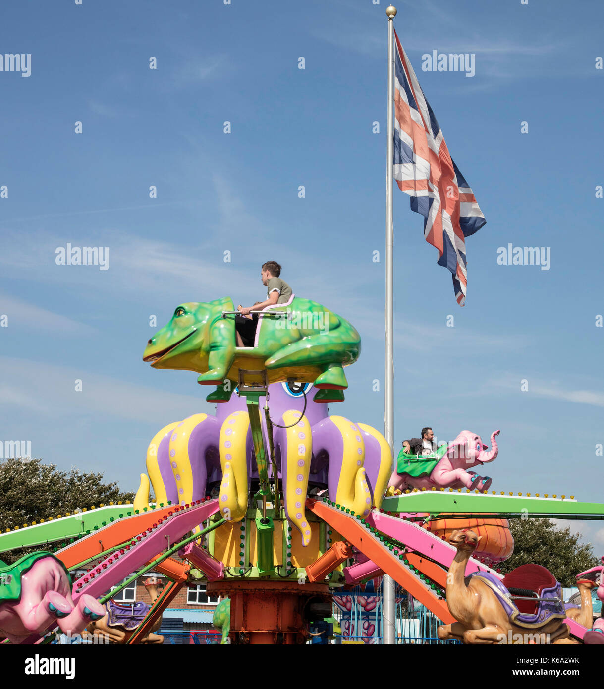Funfair Ride Traditional Stock Photos & Funfair Ride Traditional Stock ...