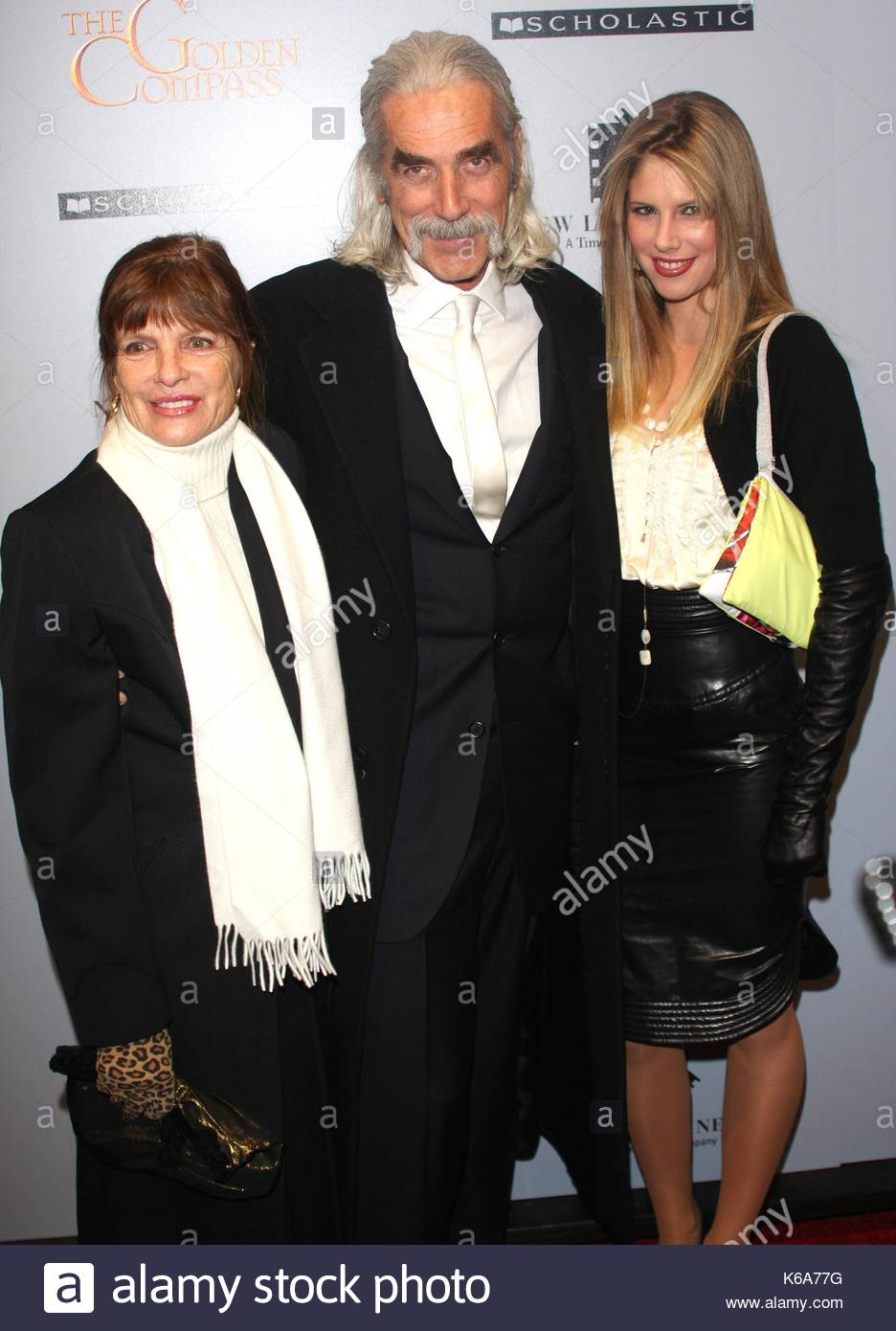 Sam Elliott, Katharine Ross and Cleo Rose Elliott at the New York Stock ...