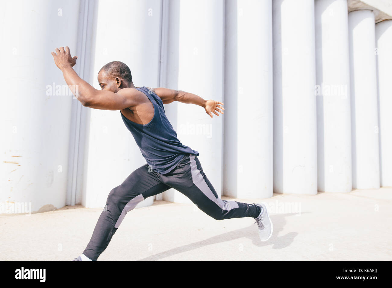 Man start running on pathway hi-res stock photography and images - Alamy