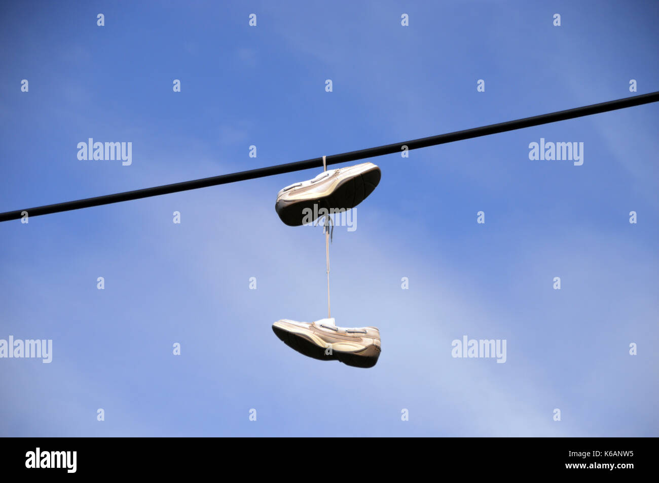 Overhead shoes pair hi-res stock photography and images - Alamy