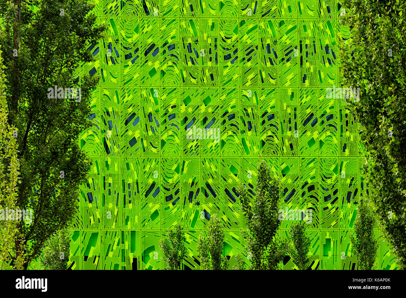 Green Cube, Headquarters of television channel Euronews, La Confluence ...