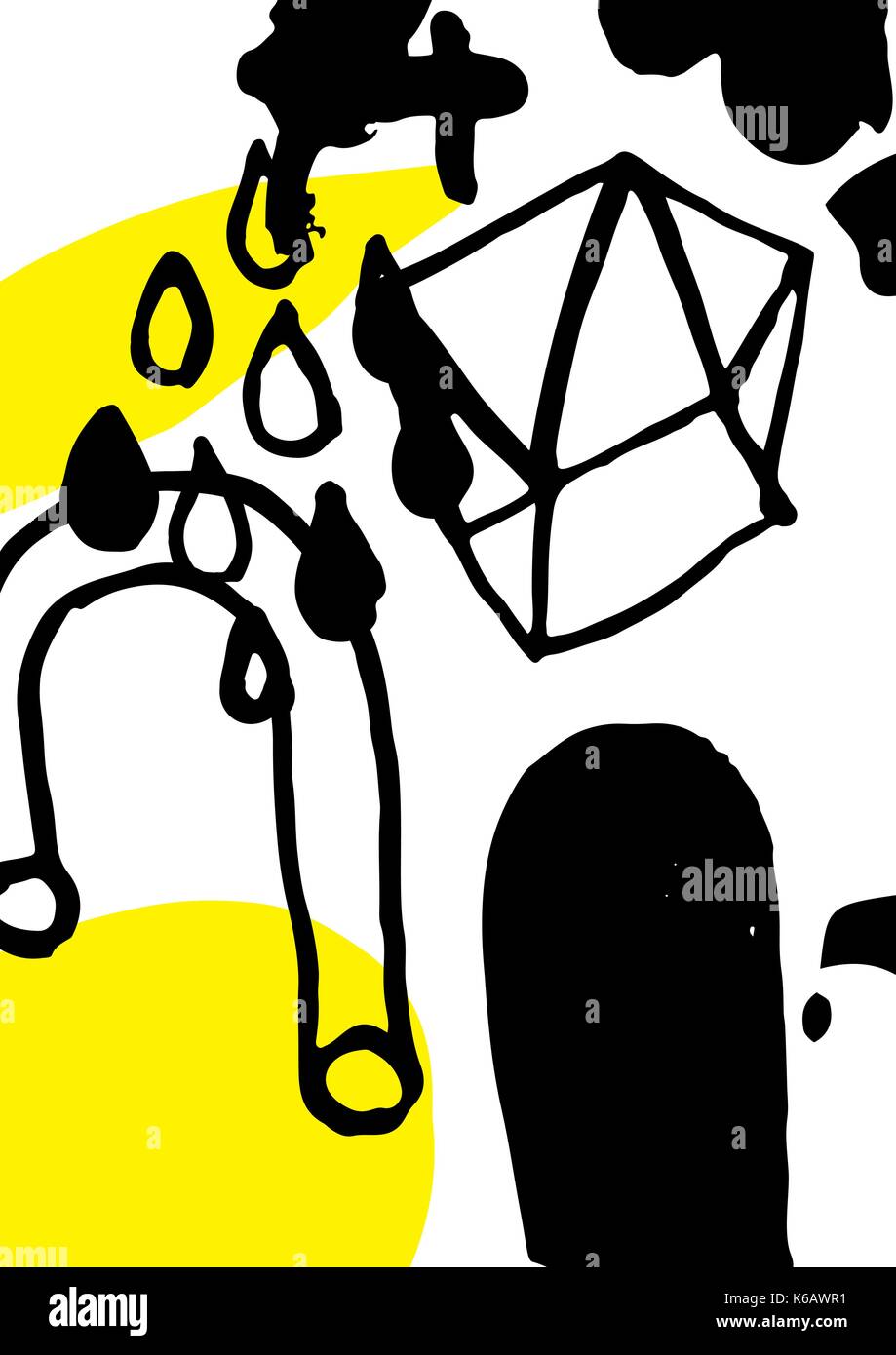 Simple decorative handmade background Stock Vector Image & Art - Alamy