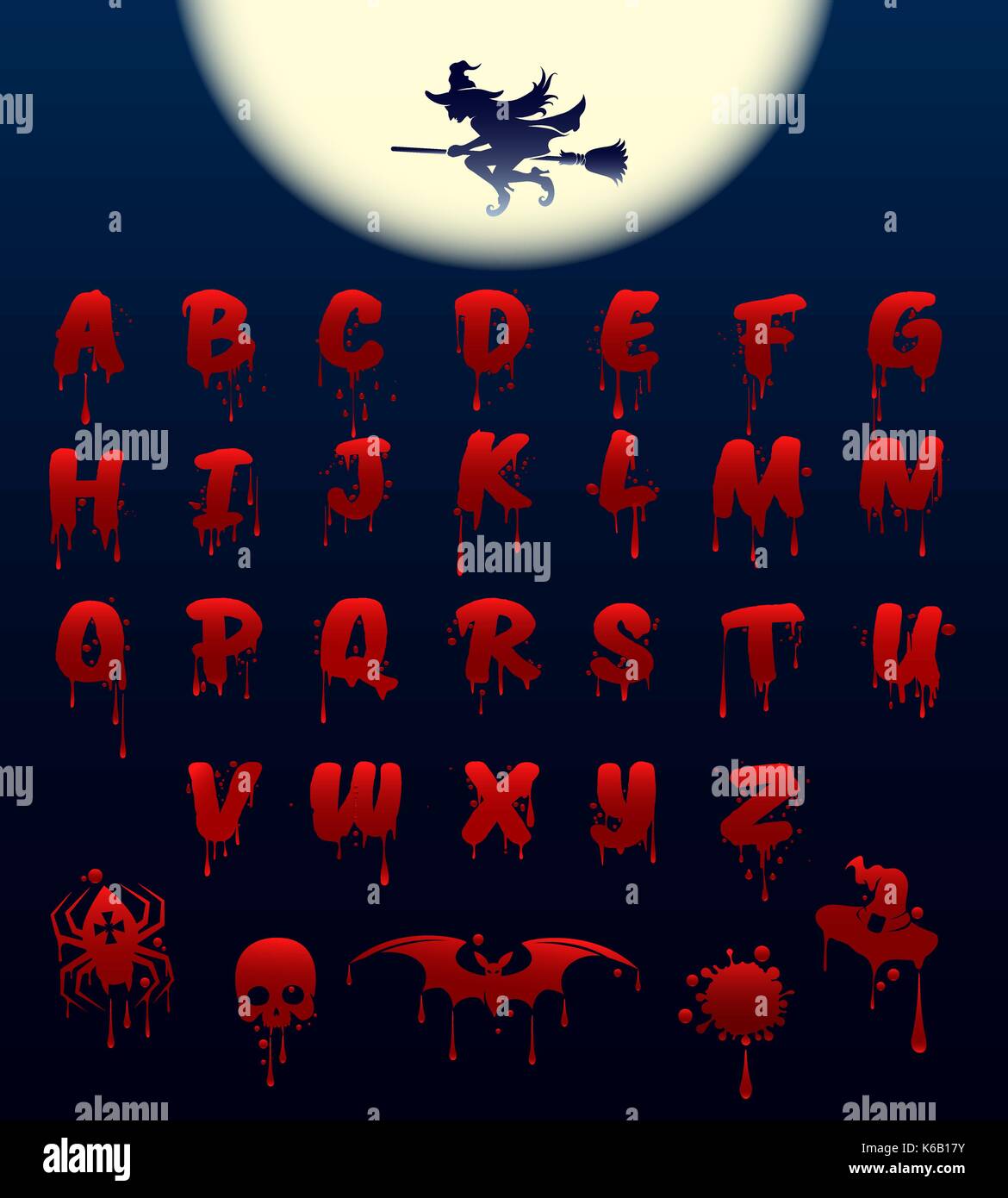 Helloween icon set Stock Vector Images - Alamy