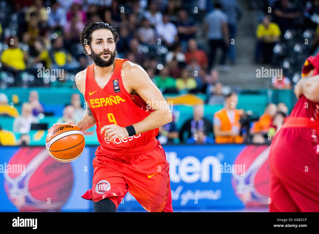 September 5, 2017: Ricky Rubio #9 (ESP) during the FIBA Eurobasket 2017 ...