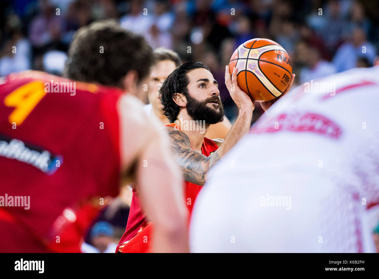 September 5, 2017: Ricky Rubio #9 (ESP) during the FIBA Eurobasket 2017 ...