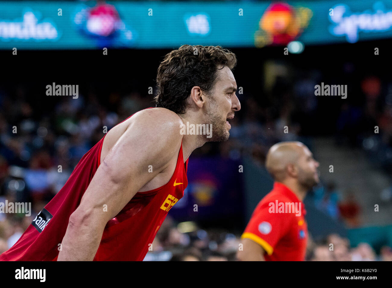 September 5, 2017: Pau Gasol #4 (ESP) during the FIBA Eurobasket 2017 - Group C, game between ...