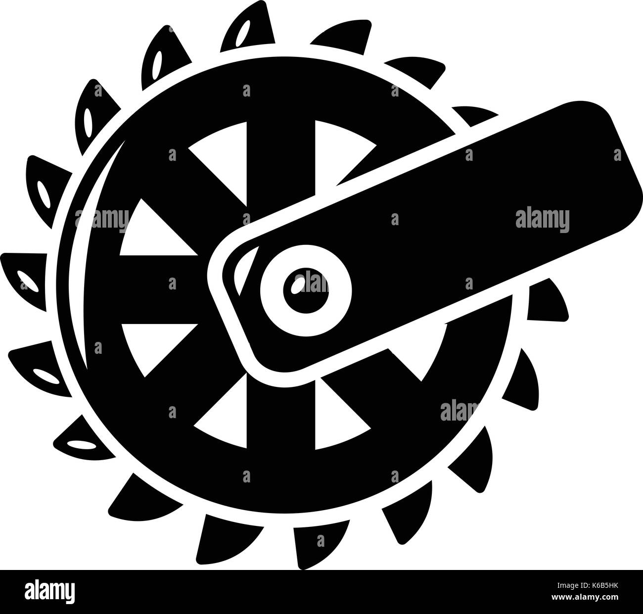 Coal mining pit wheel Stock Vector Images - Alamy