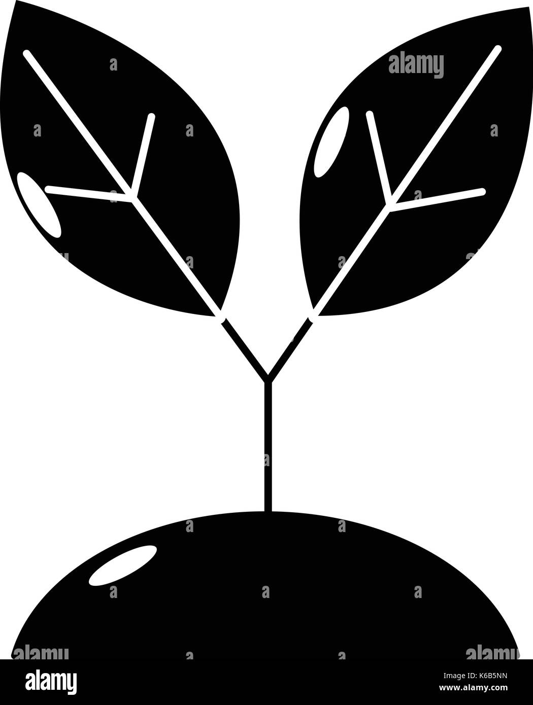 Plant sprout icon, simple style Stock Vector Image & Art - Alamy