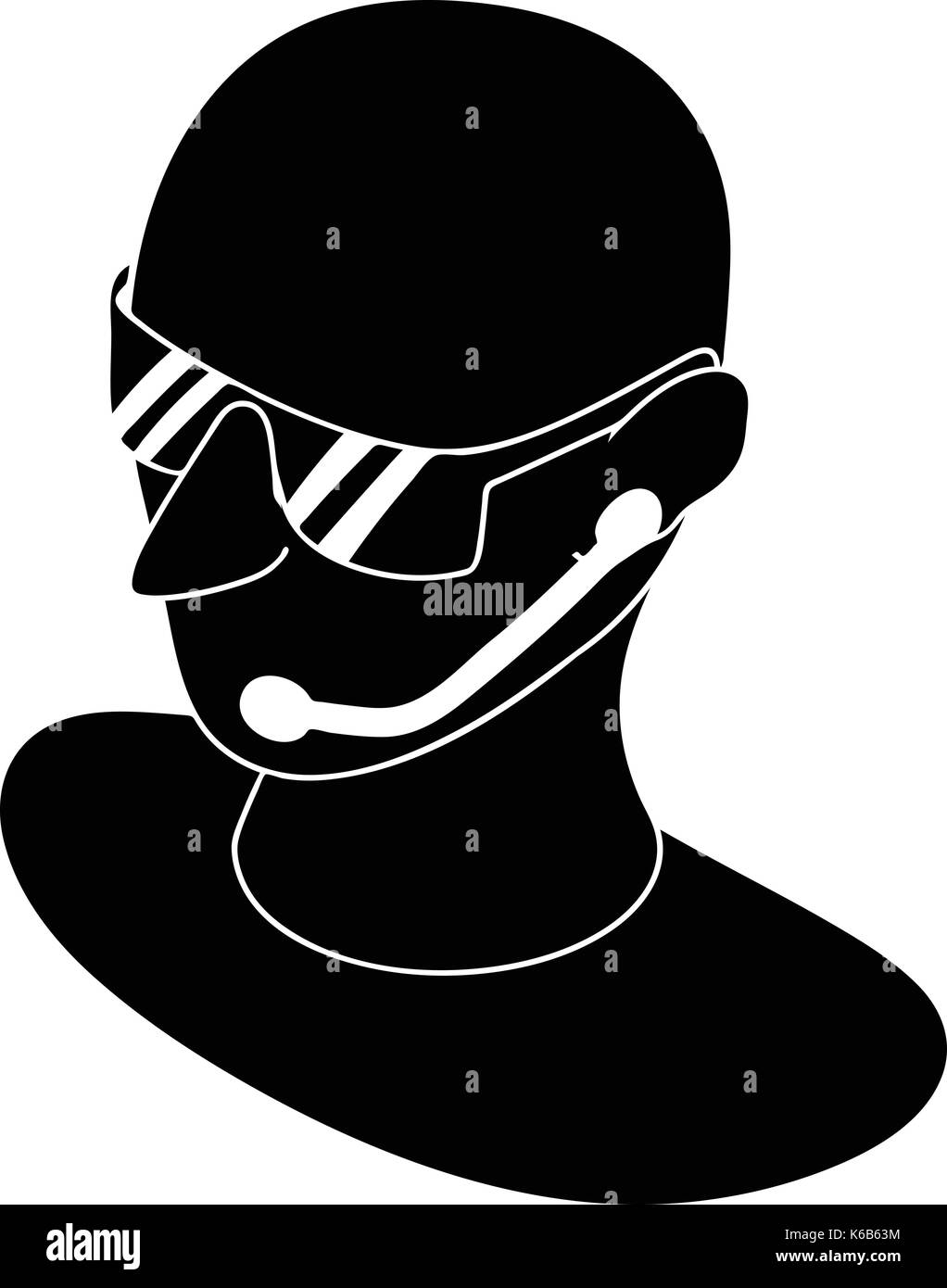 Security man icon, simple style Stock Vector Image & Art - Alamy