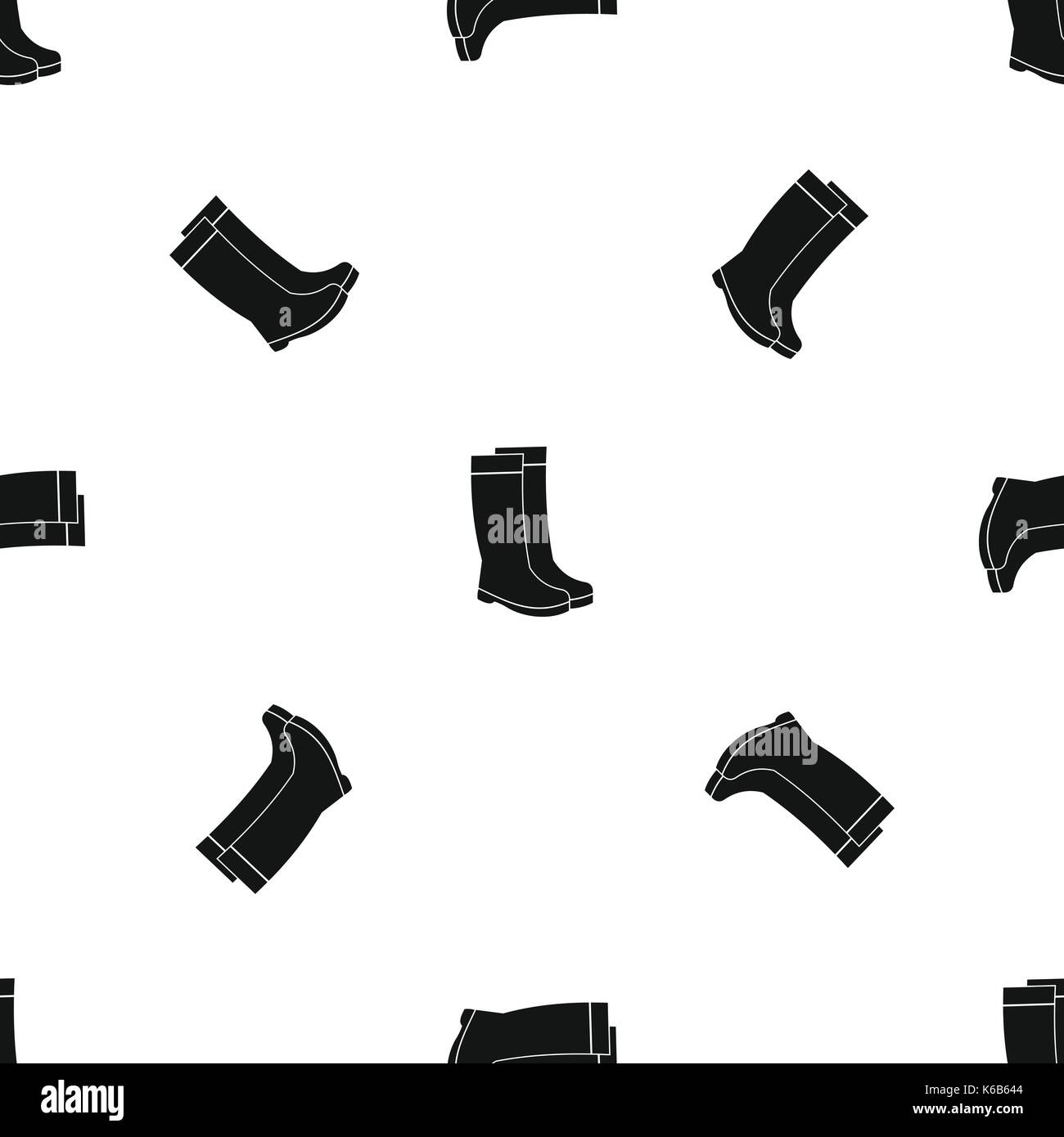Black shiny boots Stock Vector Images - Alamy