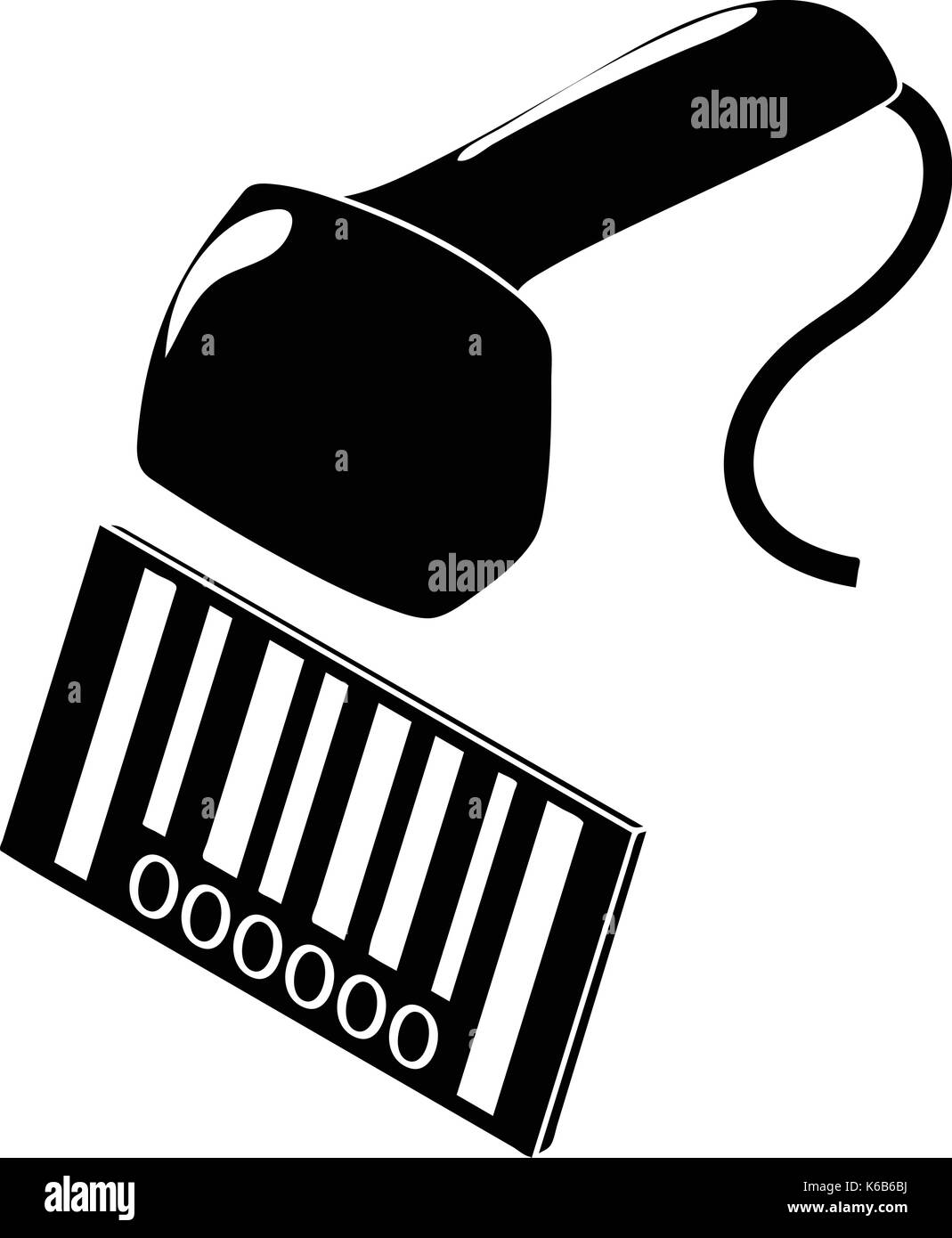 Market code scanner icon, simple style Stock Vector Image & Art - Alamy
