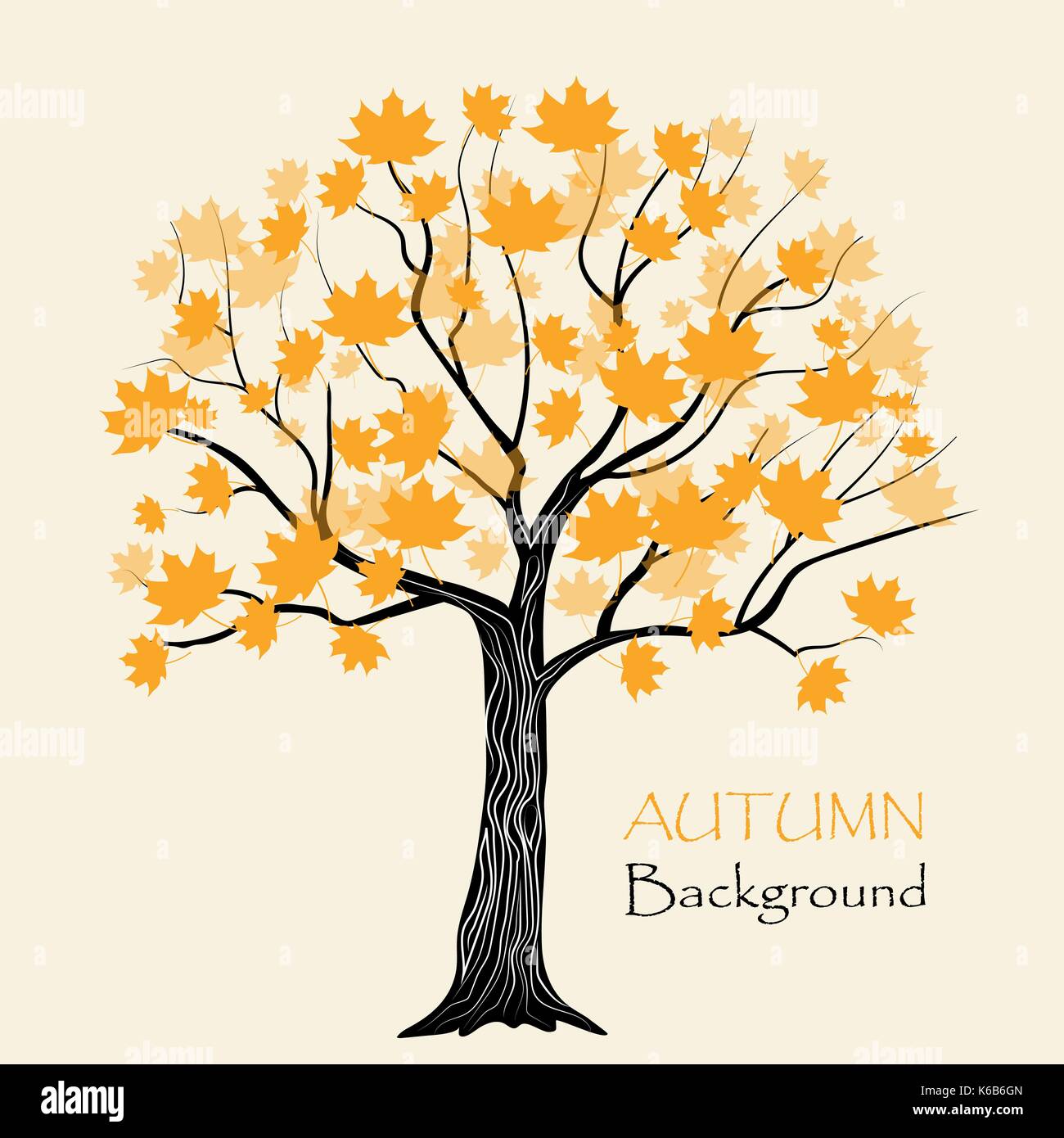 Cartoon red maple leaf Stock Vector Images - Alamy