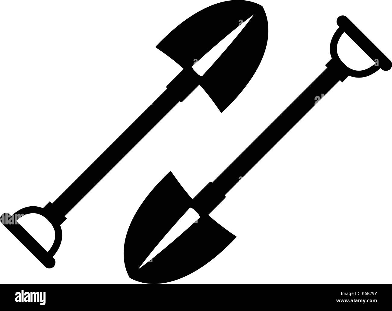 Mine shovel icon , simple style Stock Vector Image & Art - Alamy
