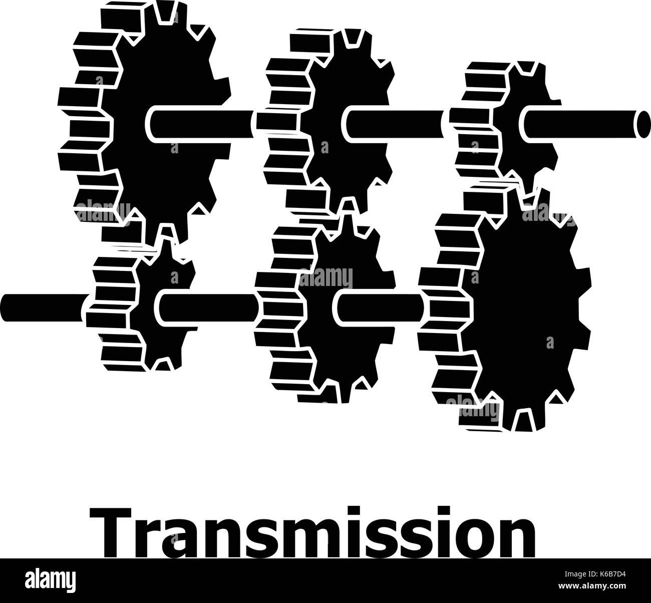 Transmission icon, simple black style Stock Vector Image & Art - Alamy