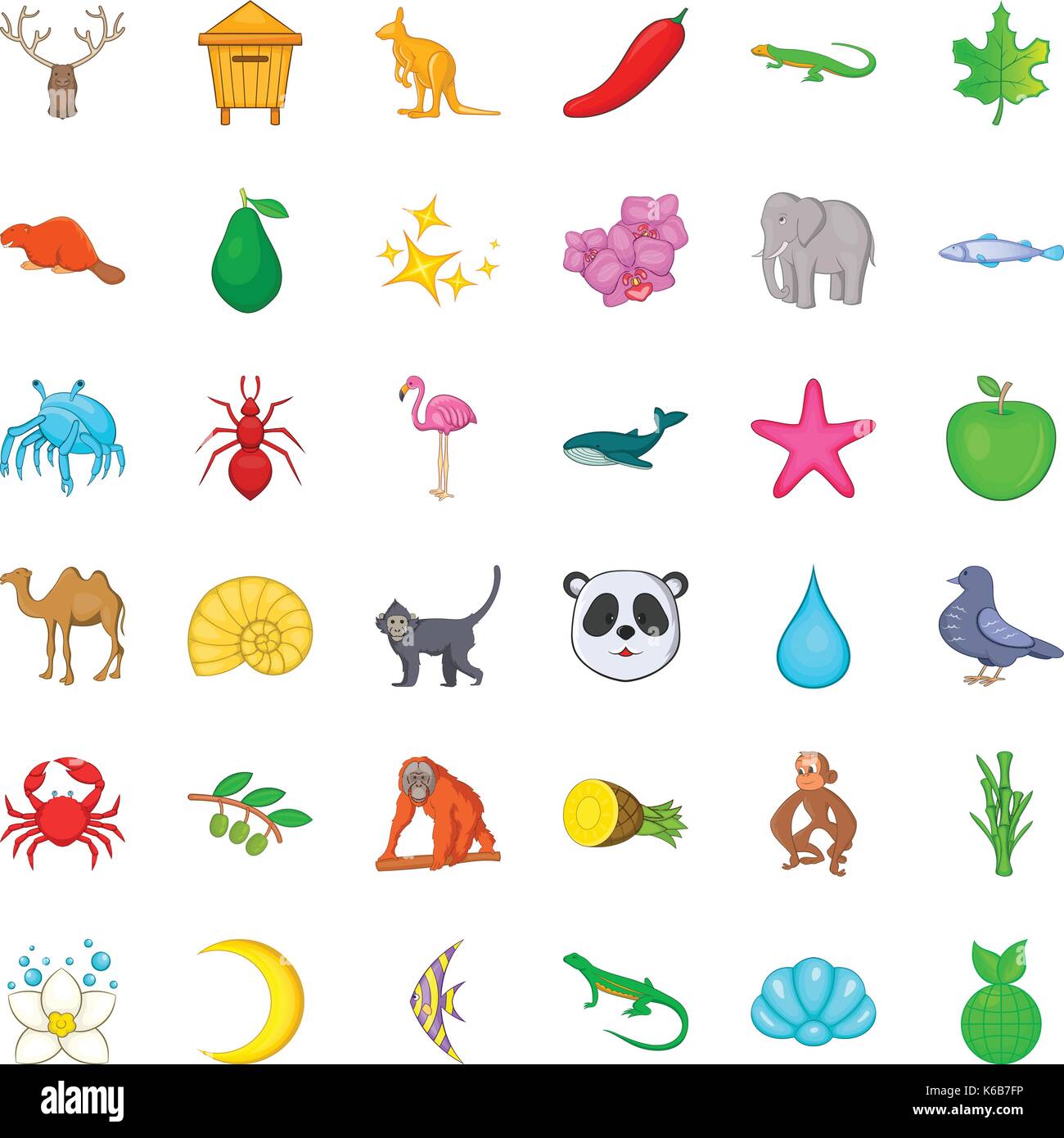 Rodent icons set, cartoon style Stock Vector Image & Art - Alamy