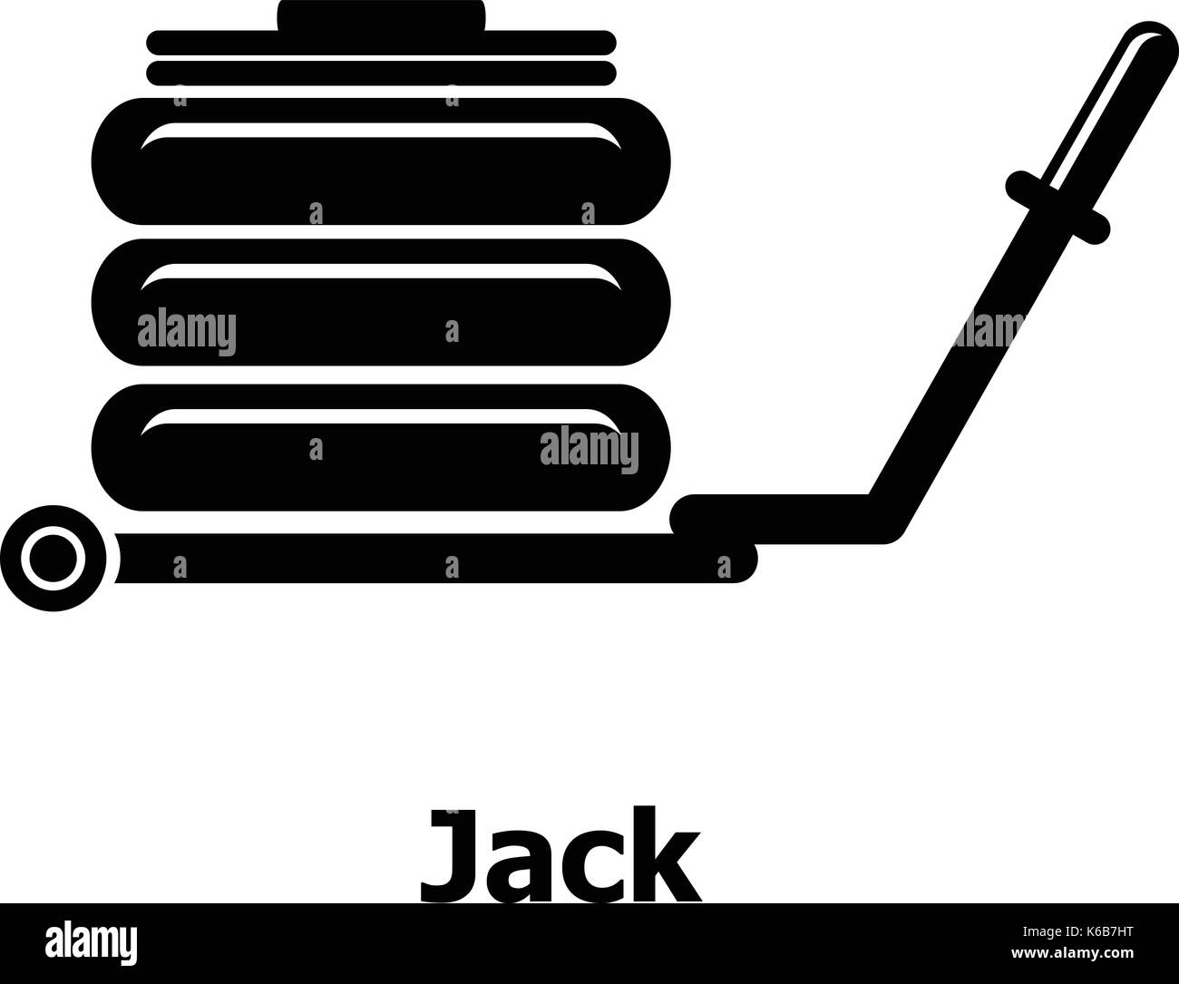 Jack icon, simple black style Stock Vector Image & Art - Alamy
