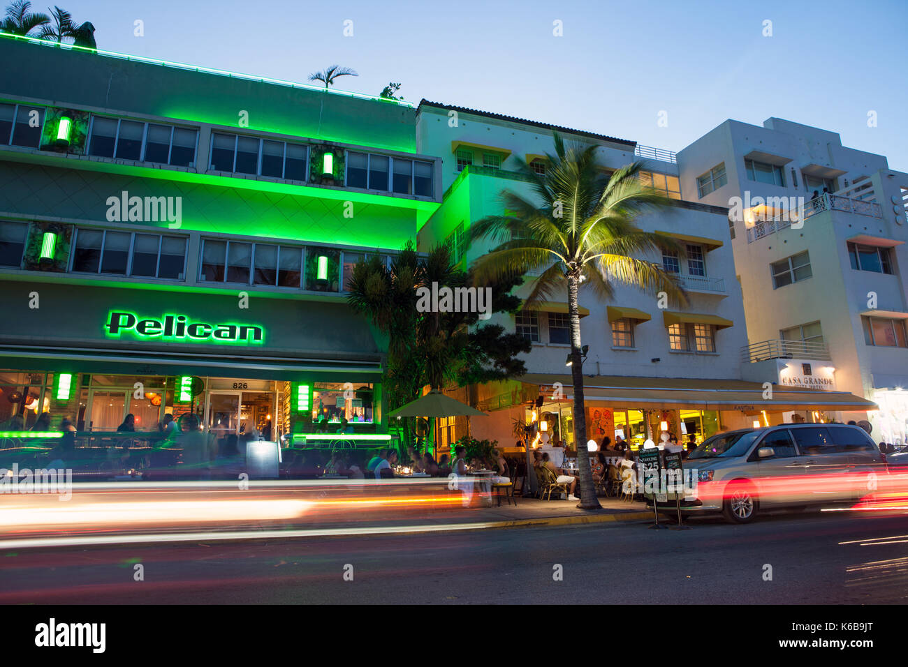 South Beach Miami Strip Night High Resolution Stock Photography and ...