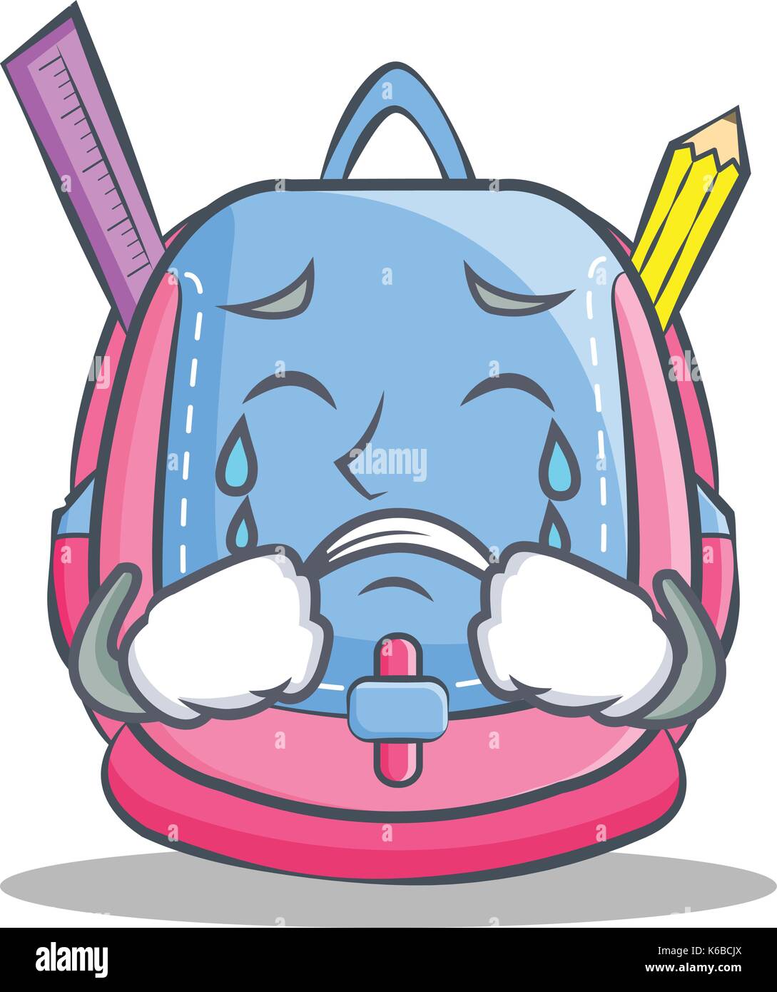 Children and school and crying Stock Vector Images - Alamy