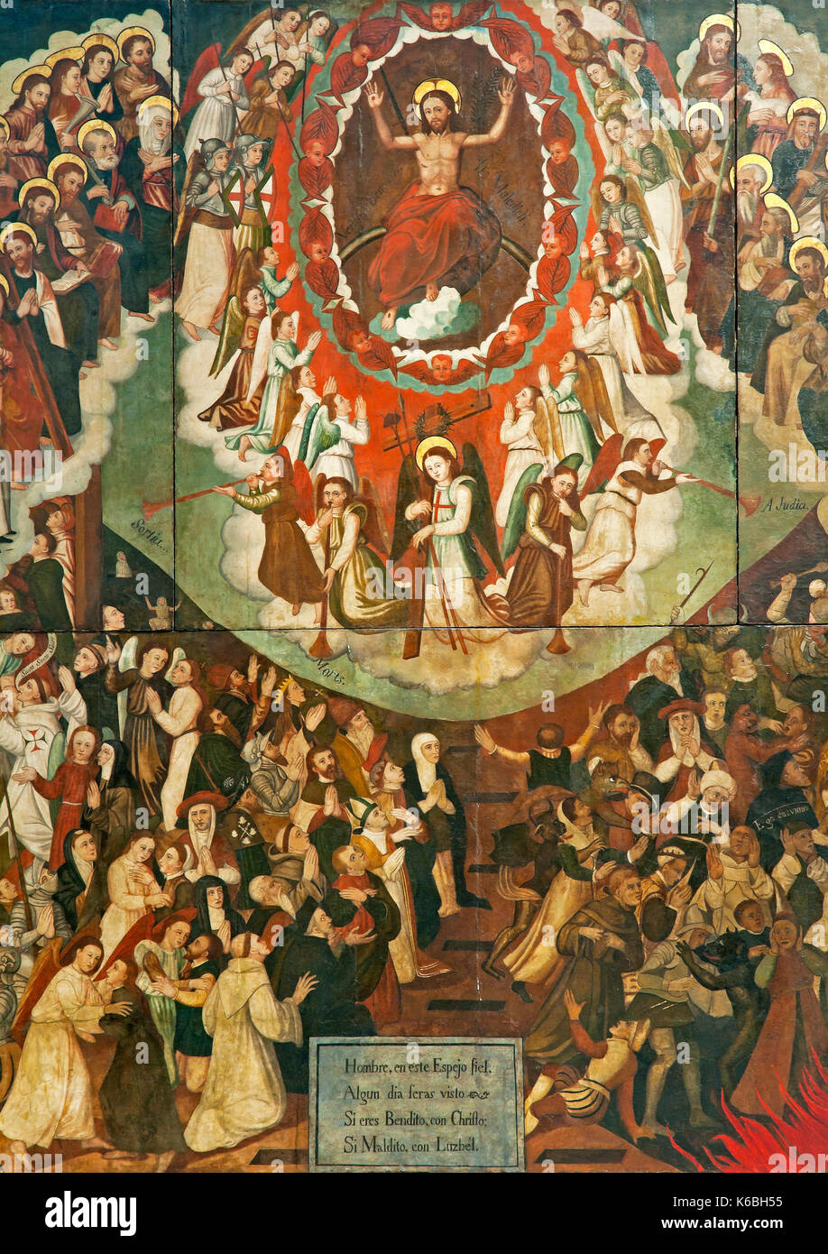 Provincial museum, "The Final Judgement" (16th century), Oil painting ...