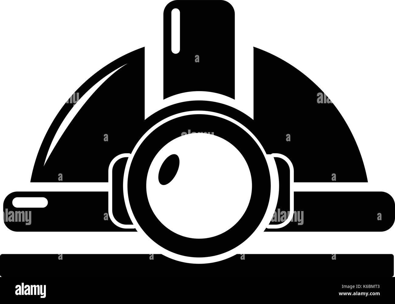Mining helmet icon , simple style Stock Vector Image & Art - Alamy