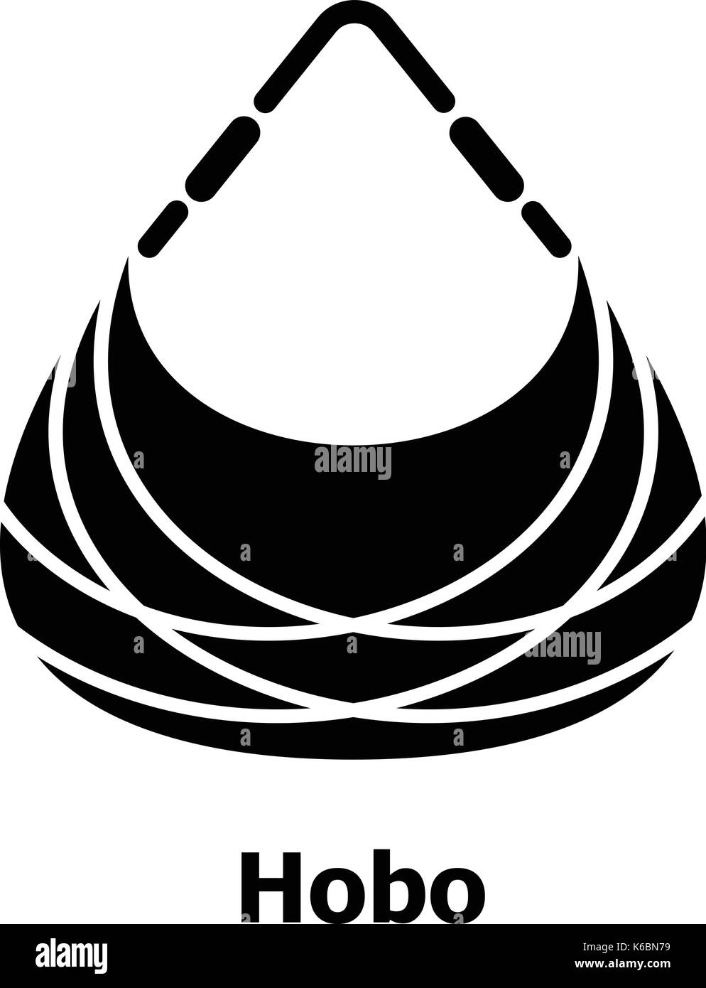 Black leather hobo bag hi-res stock photography and images - Alamy