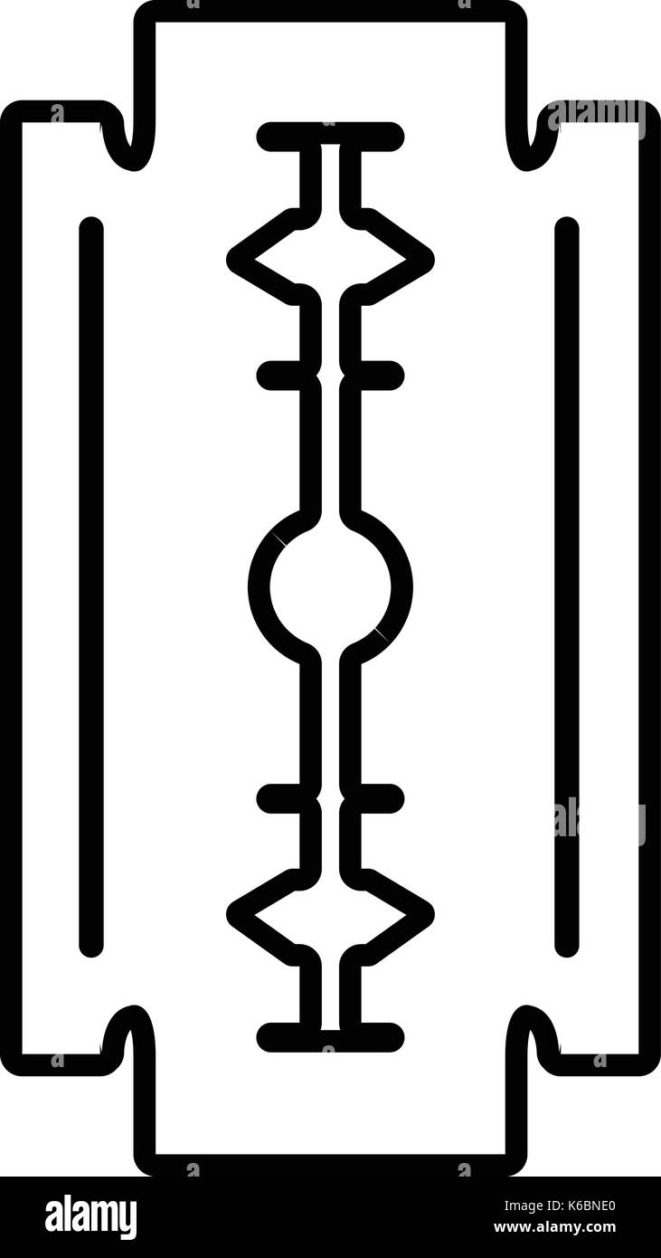 Razor blade icon , outline style Stock Vector Image & Art - Alamy