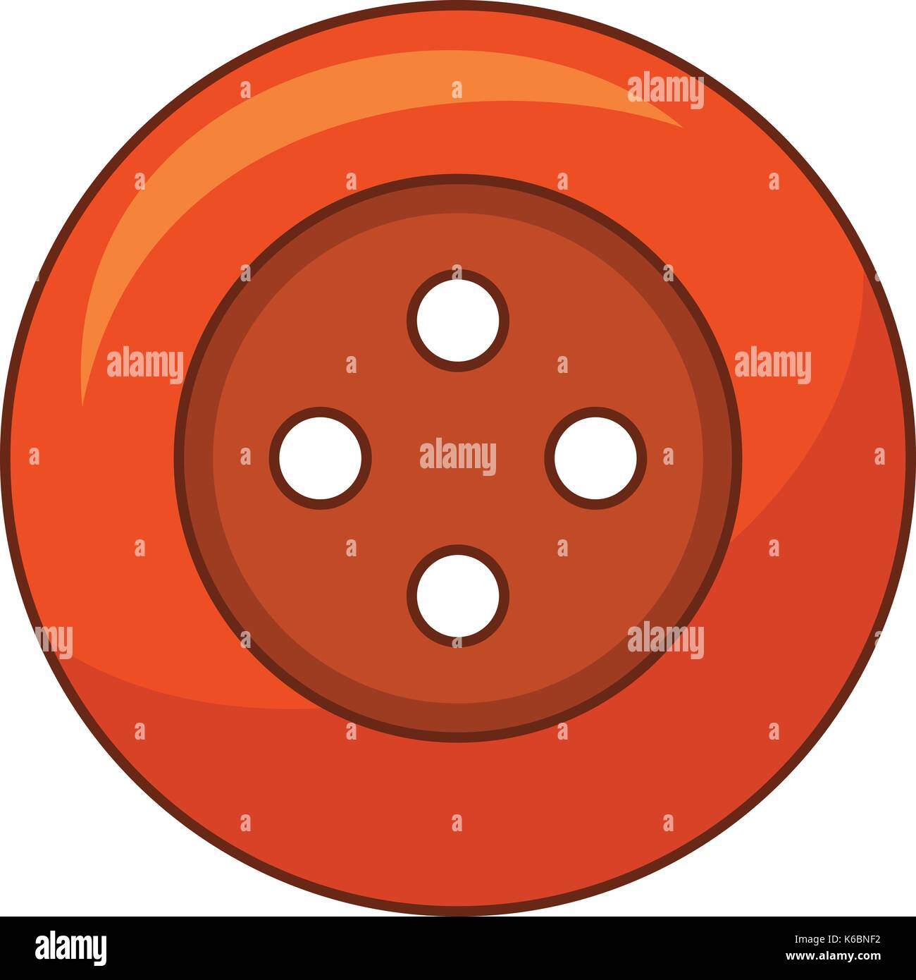 Red cloth button icon, cartoon style Stock Vector Image & Art - Alamy