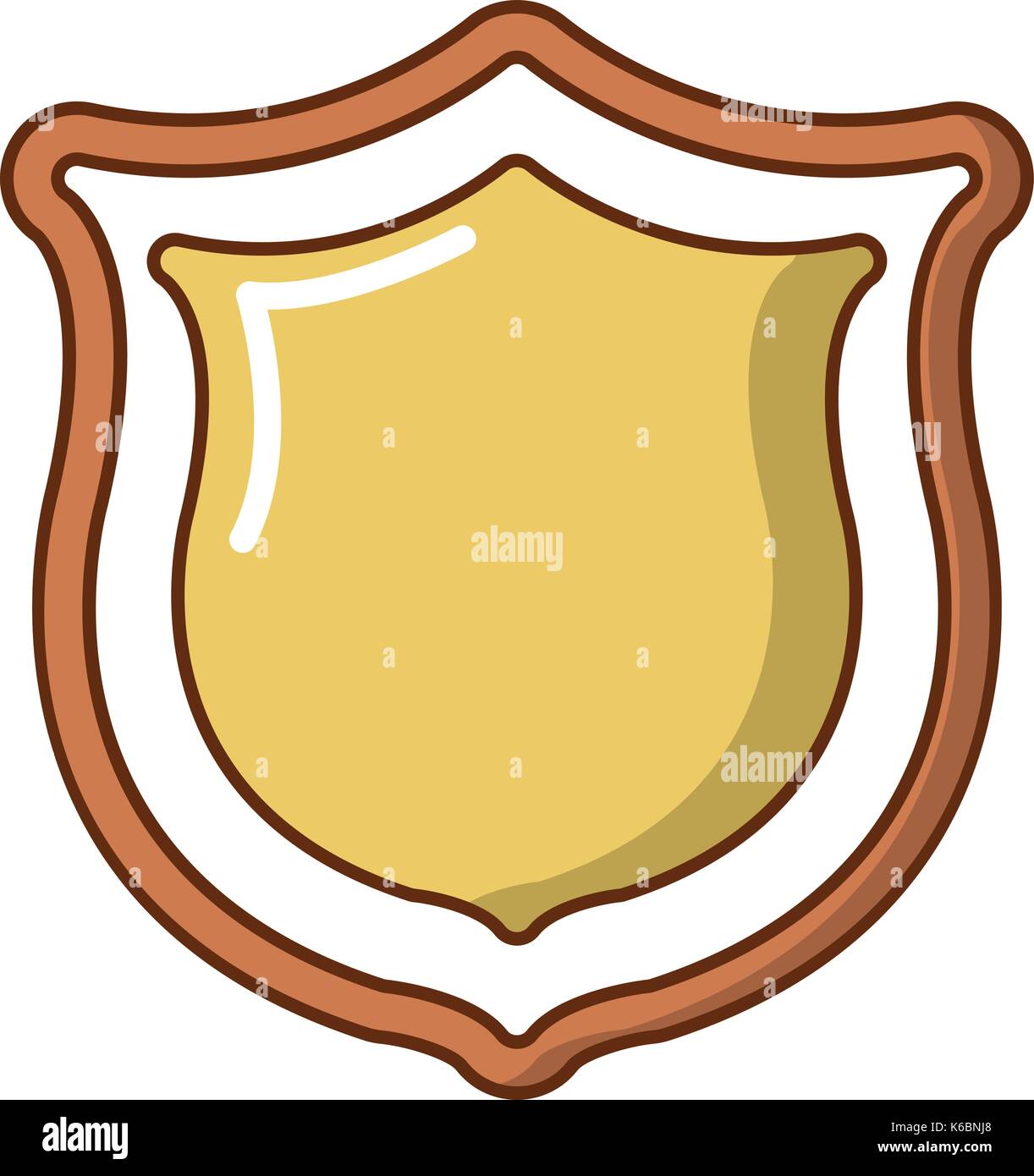Cartoon Shield Outline