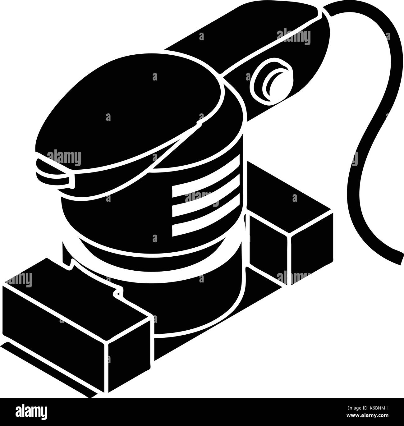 Power sander Stock Vector Images - Alamy