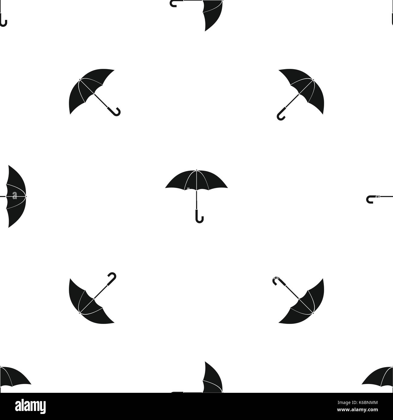 Umbrella pattern seamless black Stock Vector Image & Art - Alamy