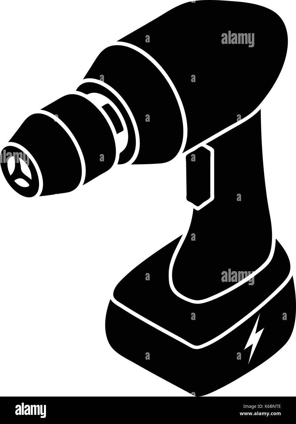 Cordless drill icon, simple style Stock Vector Image & Art - Alamy