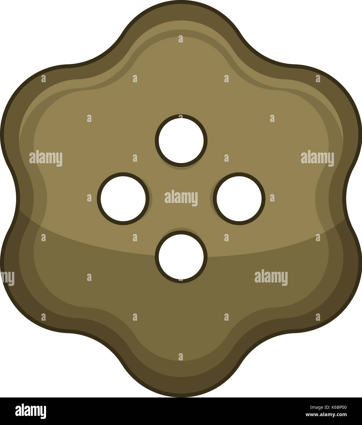 Fashion cloth button icon, cartoon style Stock Vector Image & Art - Alamy