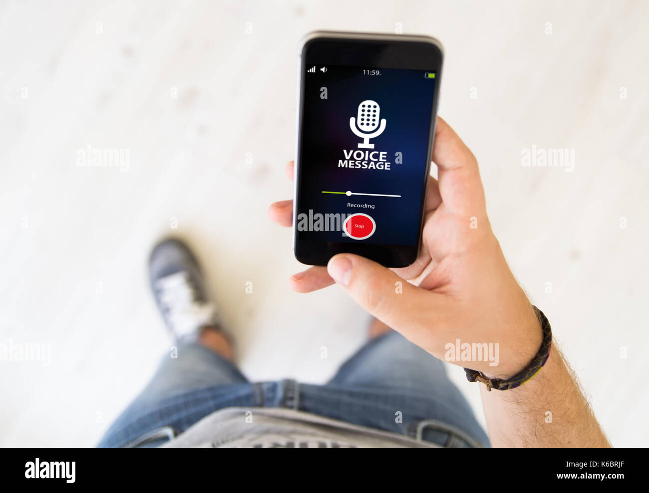 Voice message app hi-res stock photography and images - Alamy